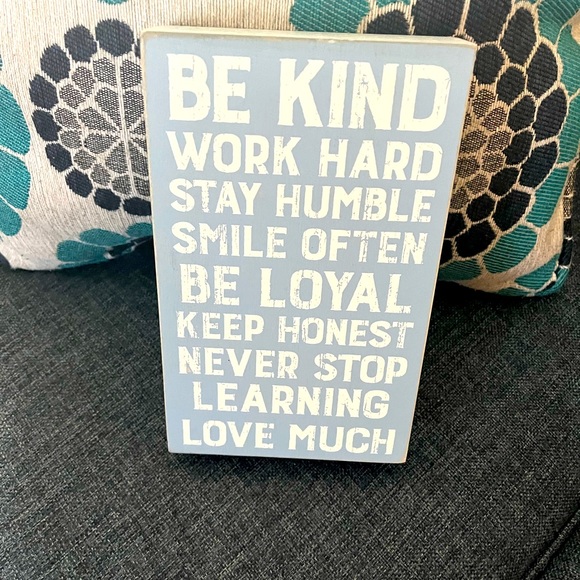 Other | Be Kind Sign 8 Cute For Shelve Or Hang | Poshmark